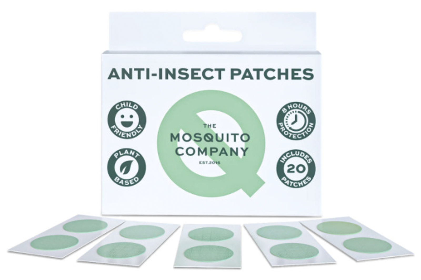 Anti-Insect Patches x 20 patches (The Mosquito Company) | Healthy Supplies