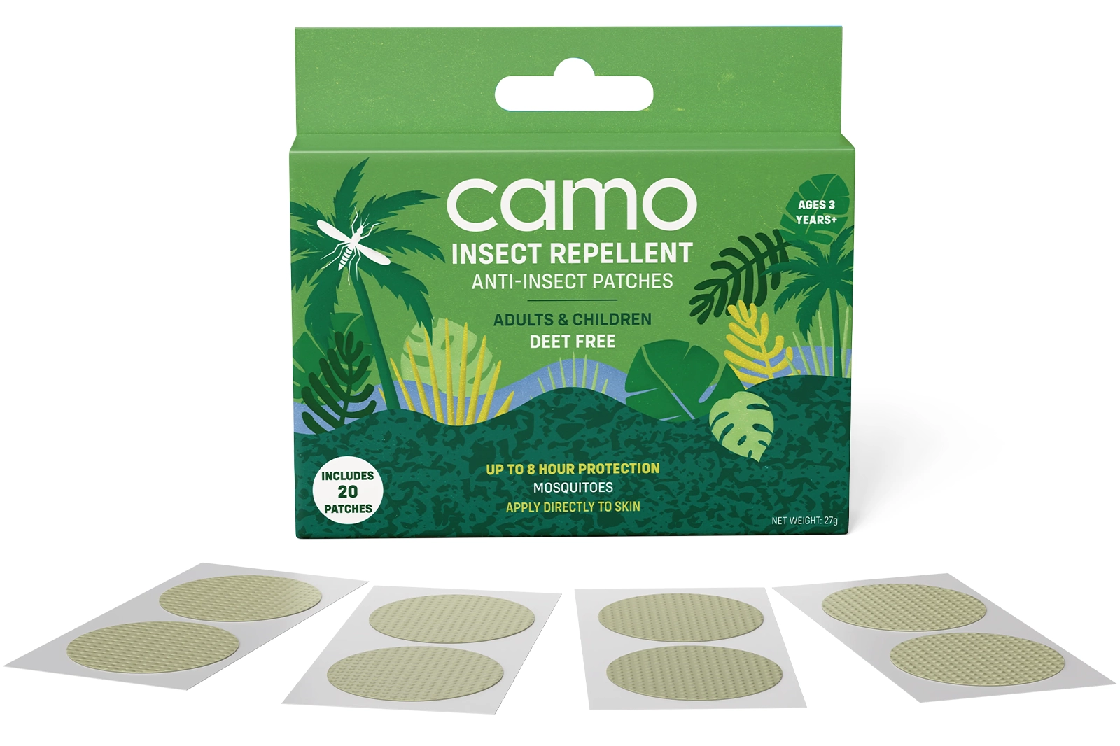 Anti-Insect Patches x 20 (CAMO) | Healthy Supplies