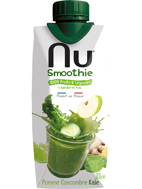 Apple, Cucumber & Kale Smoothie 330ml (NU Smoothies) | Healthy Supplies