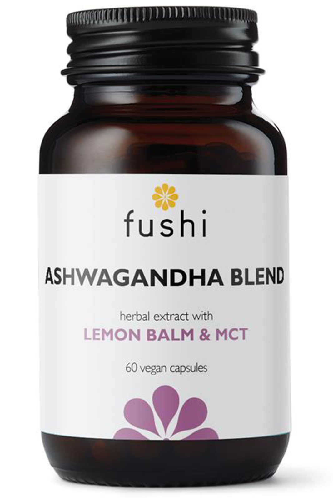 Ashwagandha Extract with Vegan MCT High Strength 60 Capsules (Fushi ...