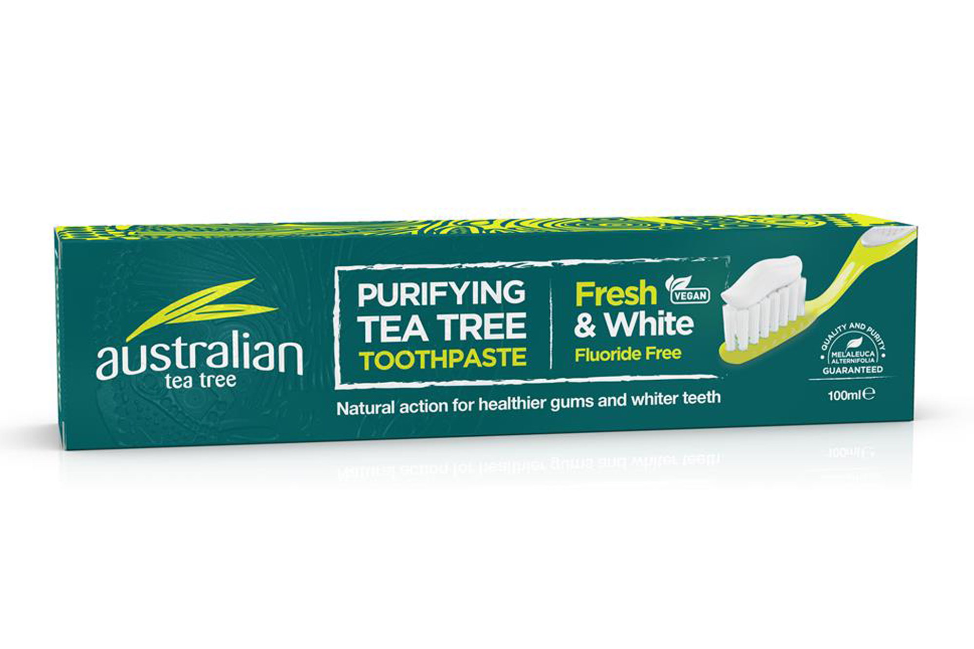 Tea Tree Fresh and White Toothpaste 100ml (Australian Tea Tree ...