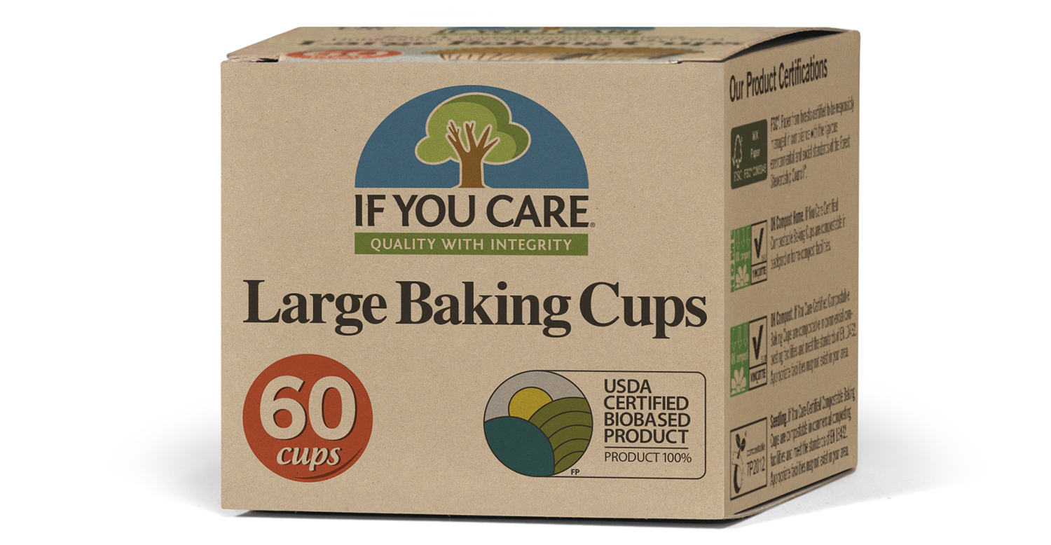 Large Baking Cups, 60 Cups (If You Care) | Healthy Supplies