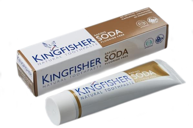 Baking Soda Mint Toothpaste 100ml (Kingfisher) | Healthy Supplies