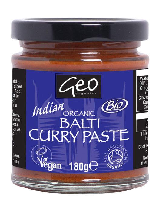 Balti Curry Paste, Organic 180g (Geo Organics) | Healthy Supplies