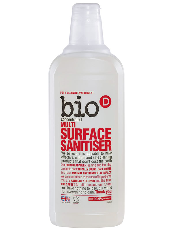 Multi Surface Sanitiser 750ml (Bio D) | Healthy Supplies