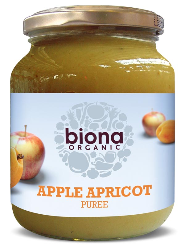 Apple & Apricot Puree, Organic 350g (Biona) | Healthy Supplies