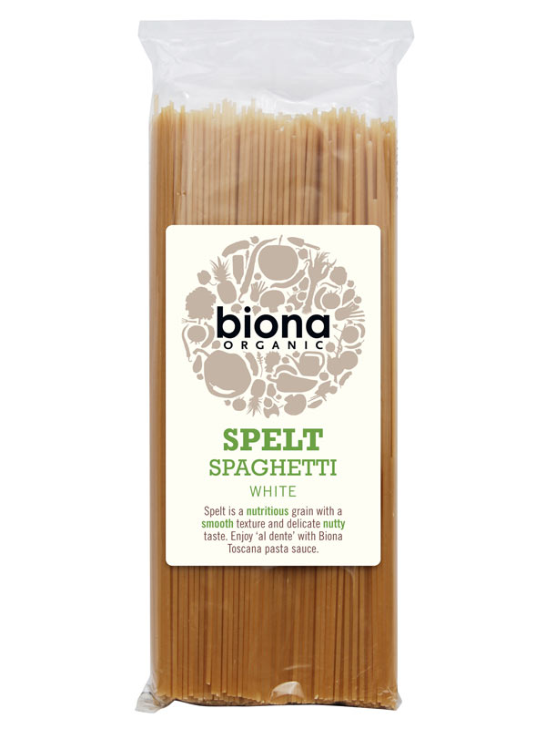 Spelt White Spaghetti, Organic 500g (Biona) | Healthy Supplies