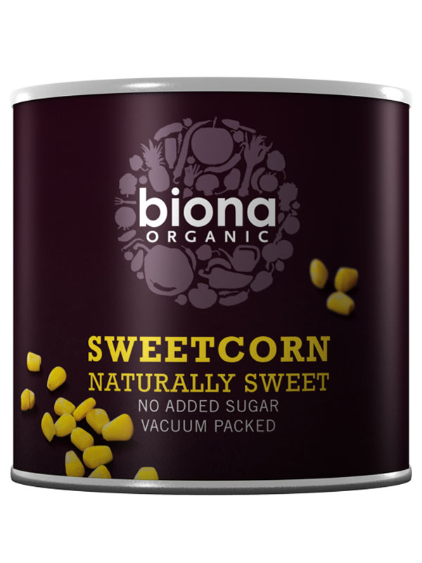 Organic Sweetcorn 340g (Biona) | Healthy Supplies