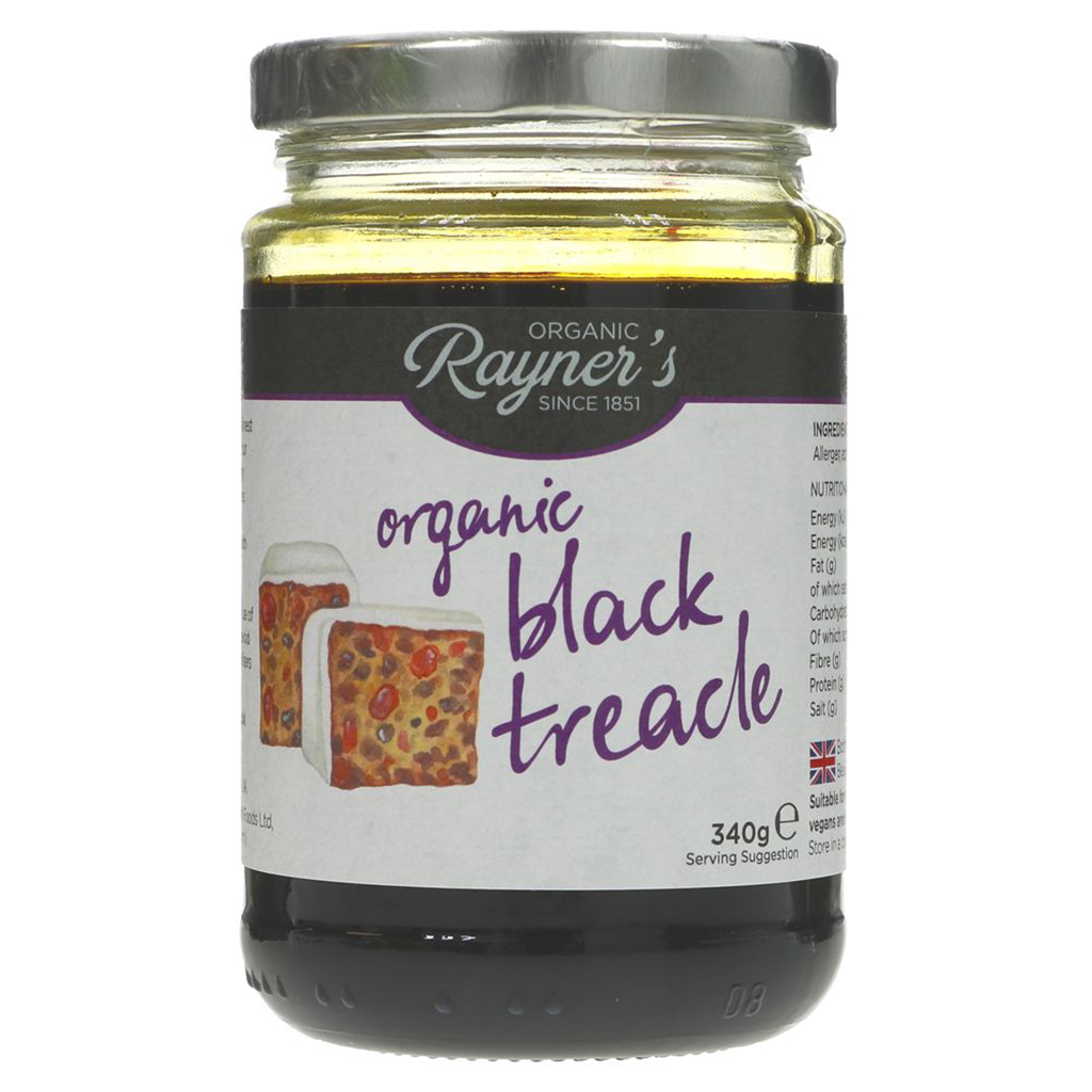 Organic Black Treacle 340g (Rayner's) | Healthy Supplies