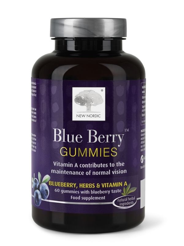 Blue Berry Gummies 60 gums (New Nordic) | Healthy Supplies