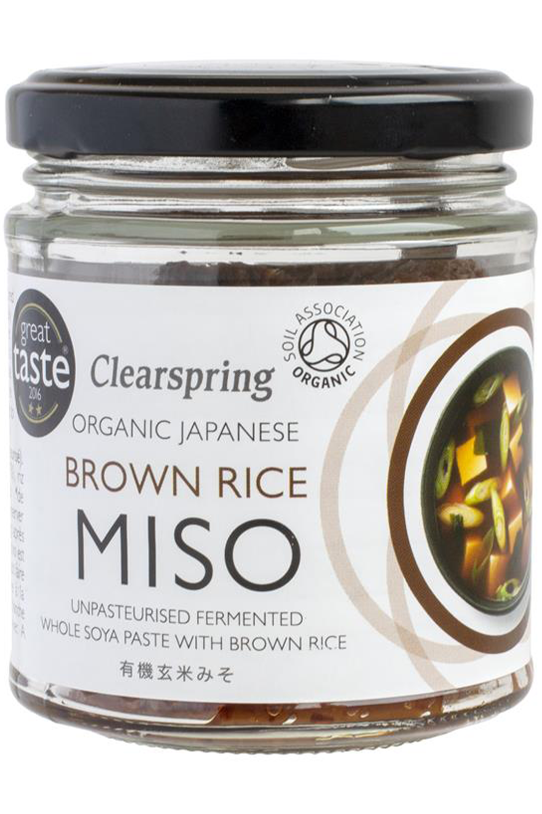 Organic Unpasteurised Japanese Brown Rice Miso Paste 150g (Clearspring ...