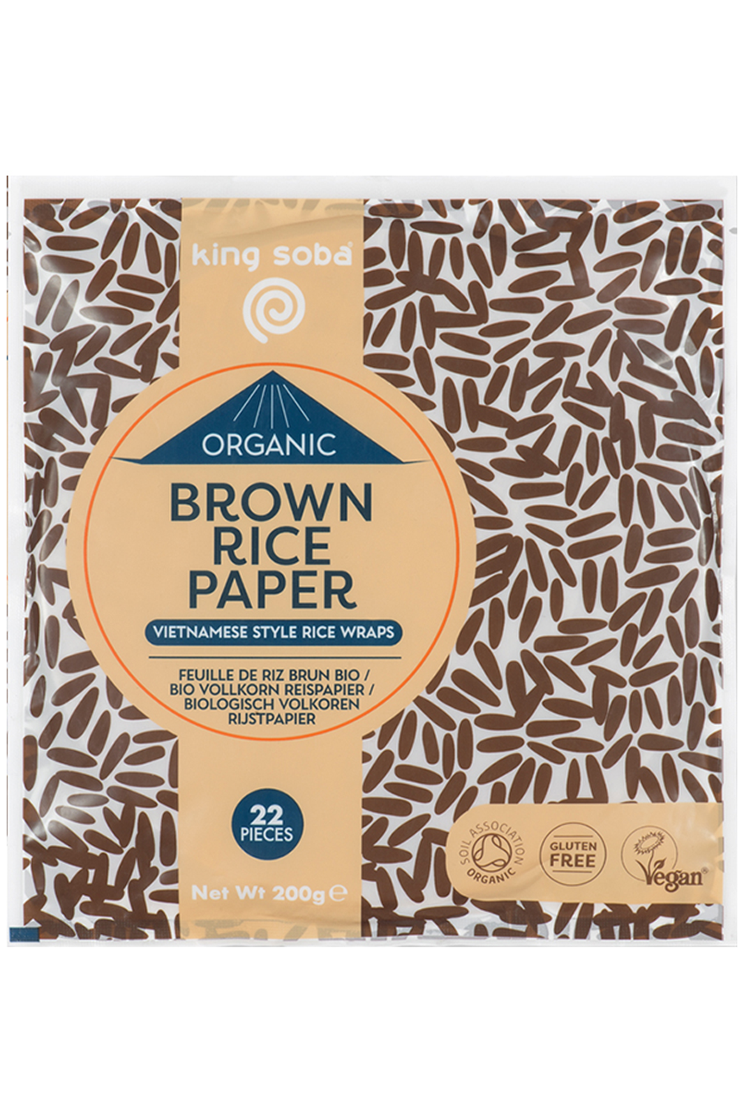 Organic Brown Rice Paper 200g (King Soba) | Healthy Supplies