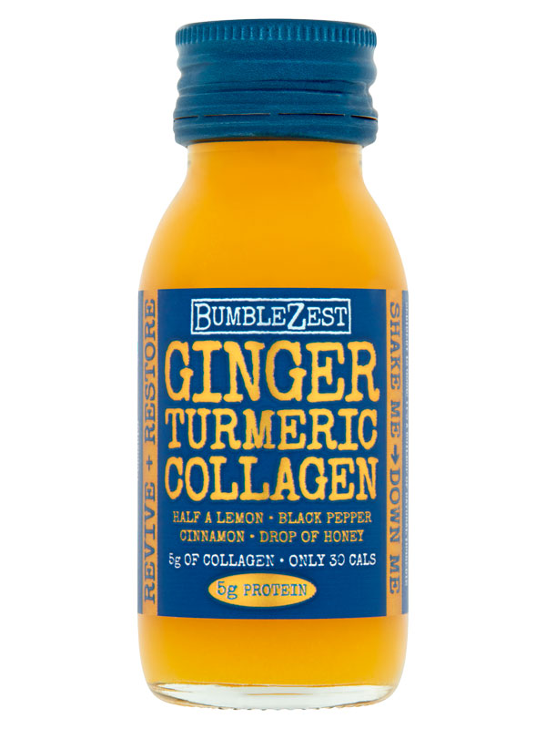 Revive & Restore - Ginger, Turmeric and Collagen Drink 60ml (Bumblezest ...