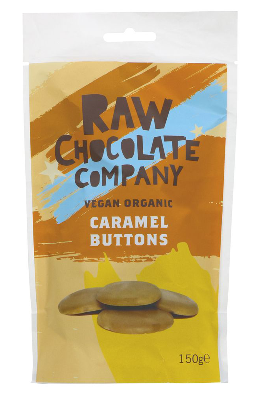 Organic Caramel Buttons 150g (Raw Chocolate Co.) | Healthy Supplies