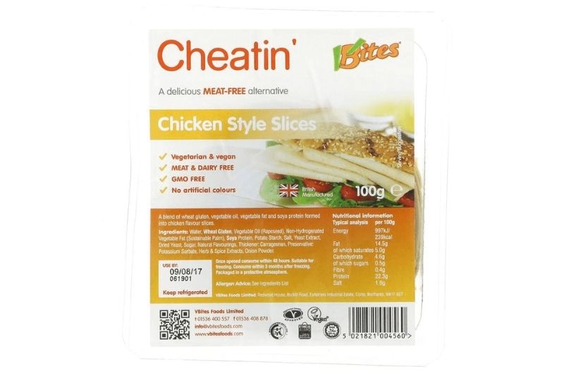 Cheatin Chicken Slices 100g (VBites) | Healthy Supplies