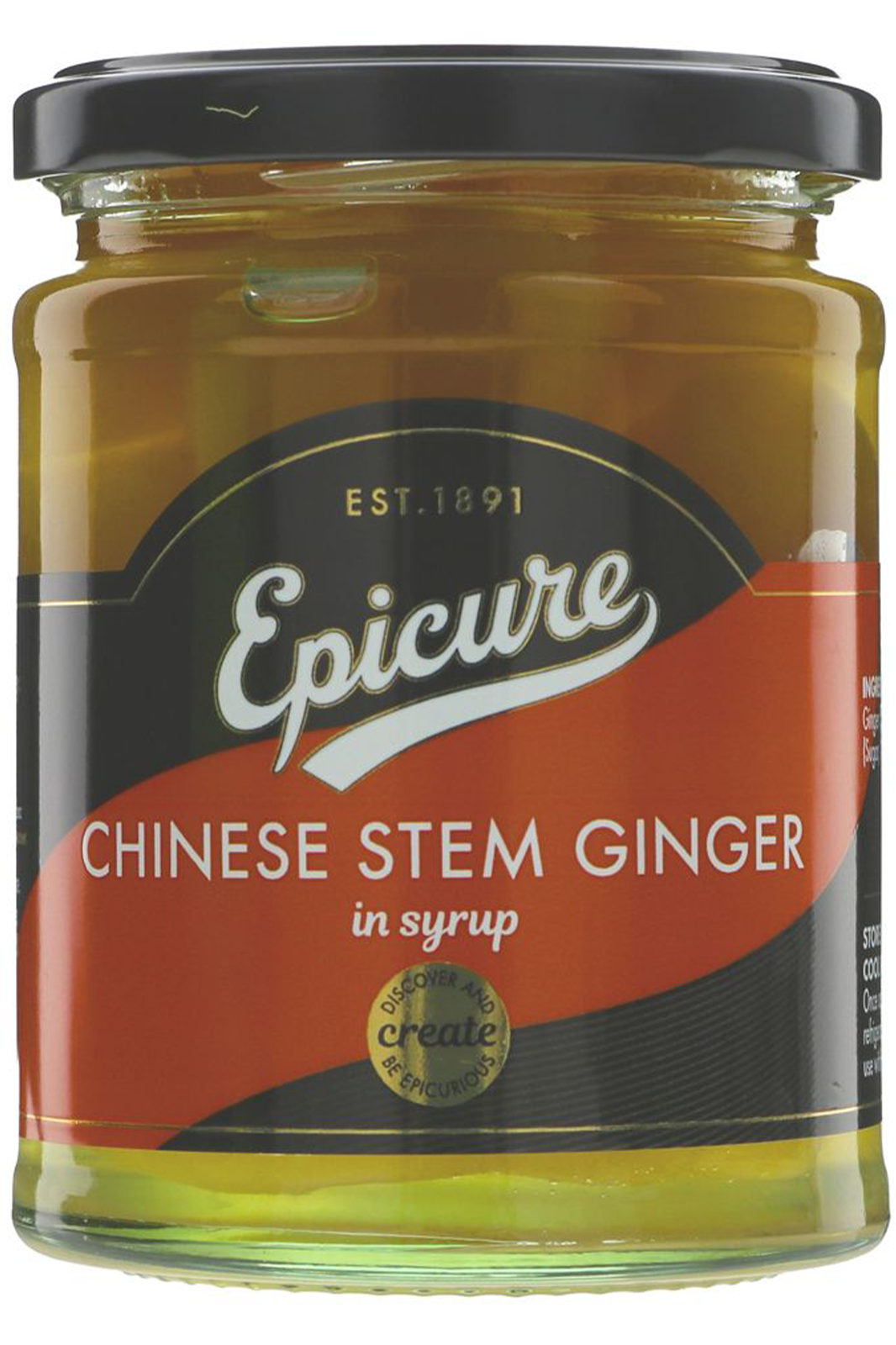 Chinese Stem Ginger in Syrup 350g (Epicure) | Healthy Supplies