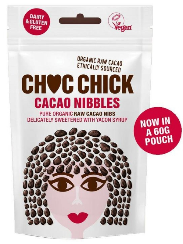 Cacao Nibs with Yacon, Organic 60g (Choc Chick) | Healthy Supplies