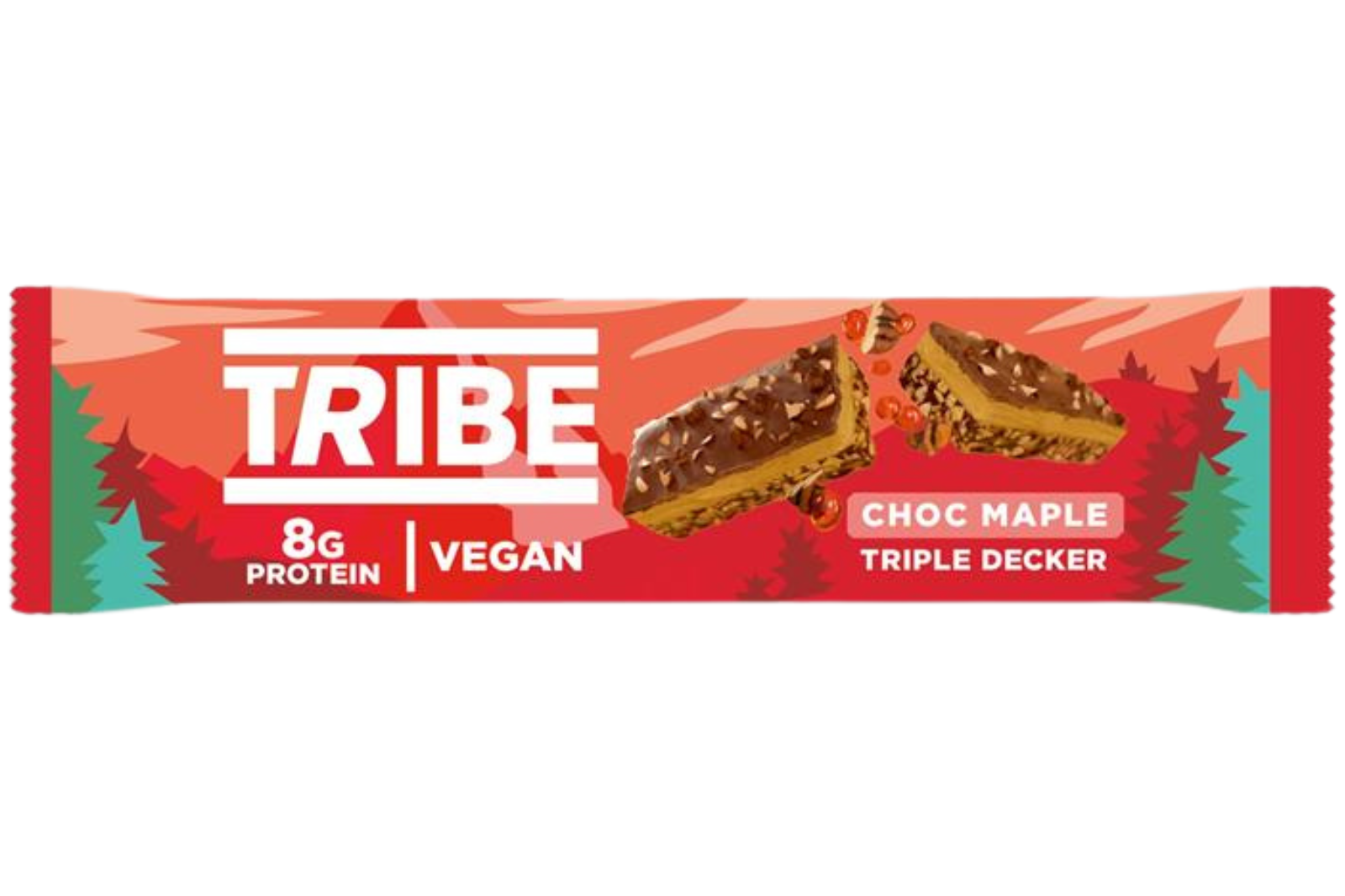 Chocolate Maple Plant Protein Bar 40g (Tribe) | Healthy Supplies