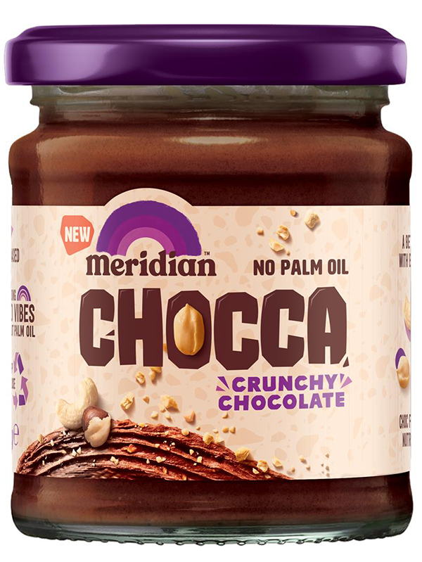 Chocca - Crunchy Chocolate Spread 240g (Meridian) | Healthy Supplies