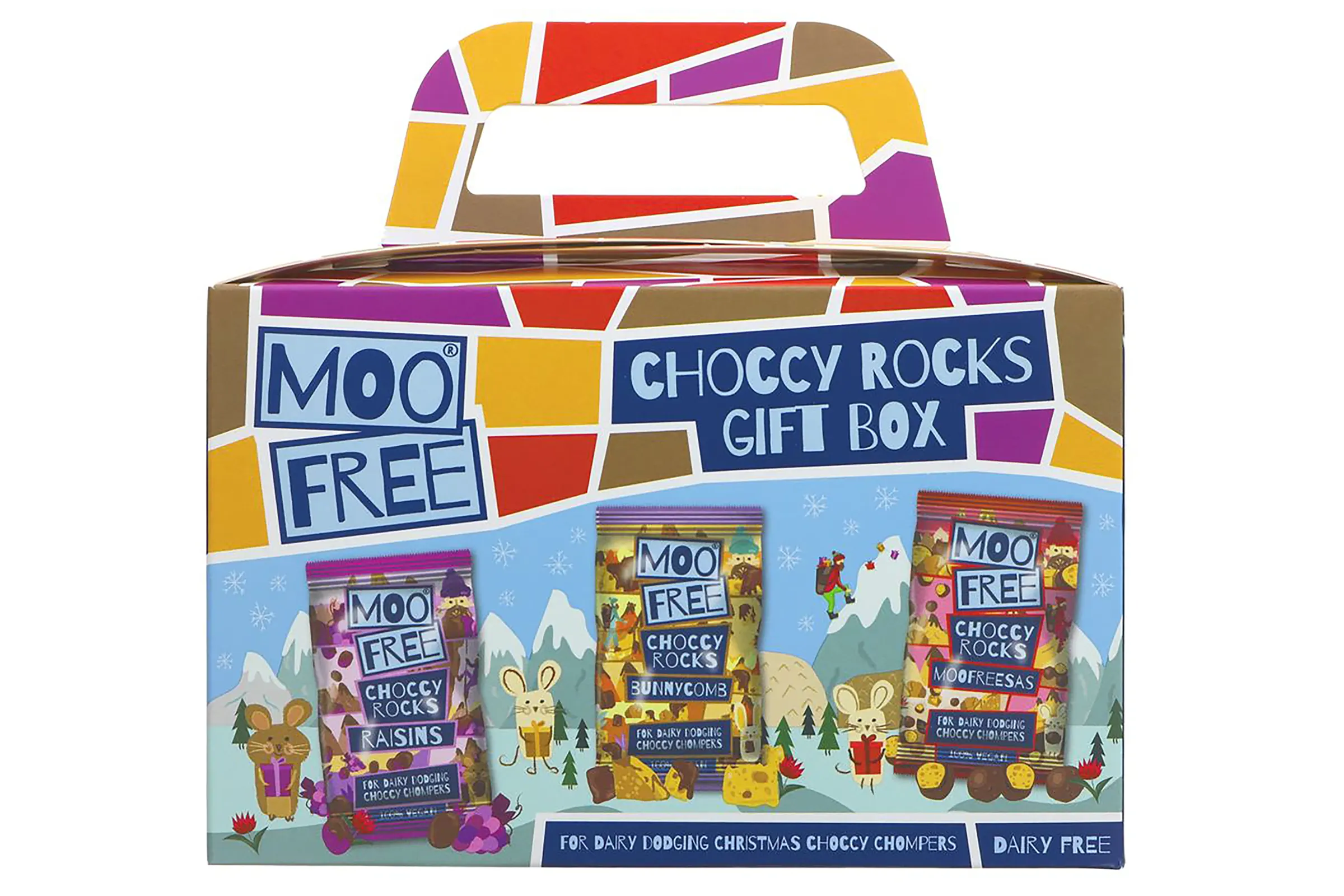 Choccy Rocks Gift Box 105g (Moo Free) | Healthy Supplies