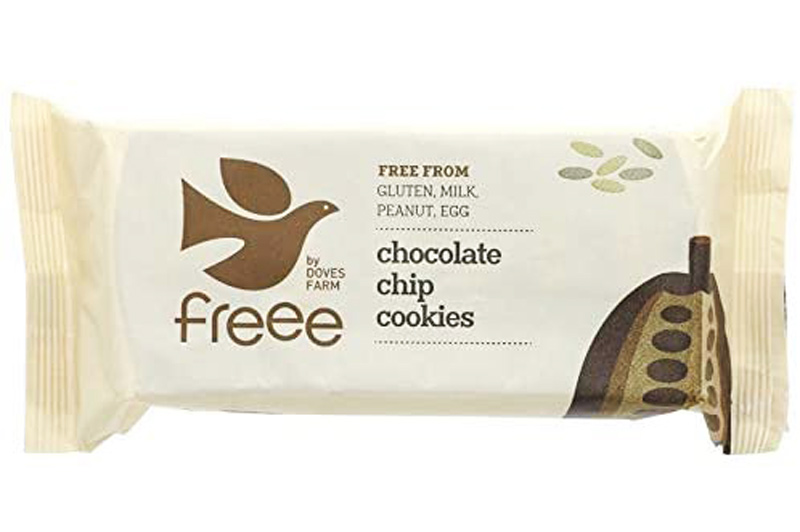 Organic Gluten Free Chocolate Chip Cookies 180g (Freee by Doves Farm ...