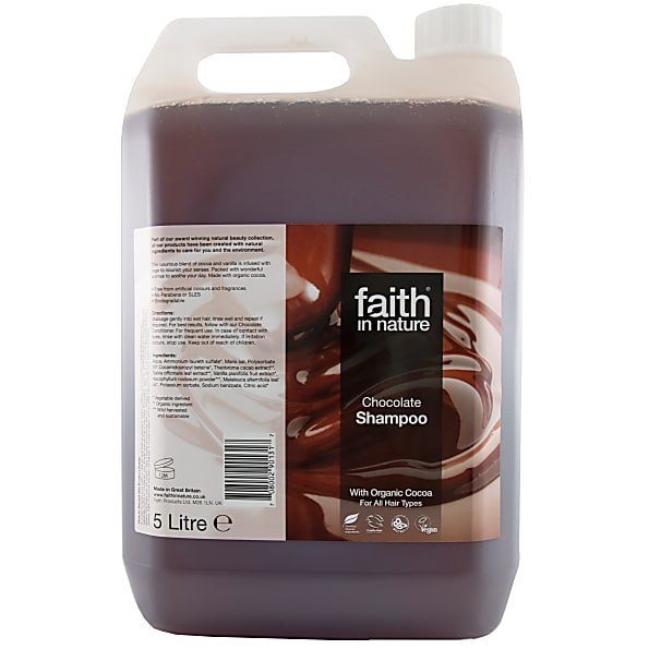 Chocolate Shampoo 5Ltr (Faith in Nature) | Healthy Supplies