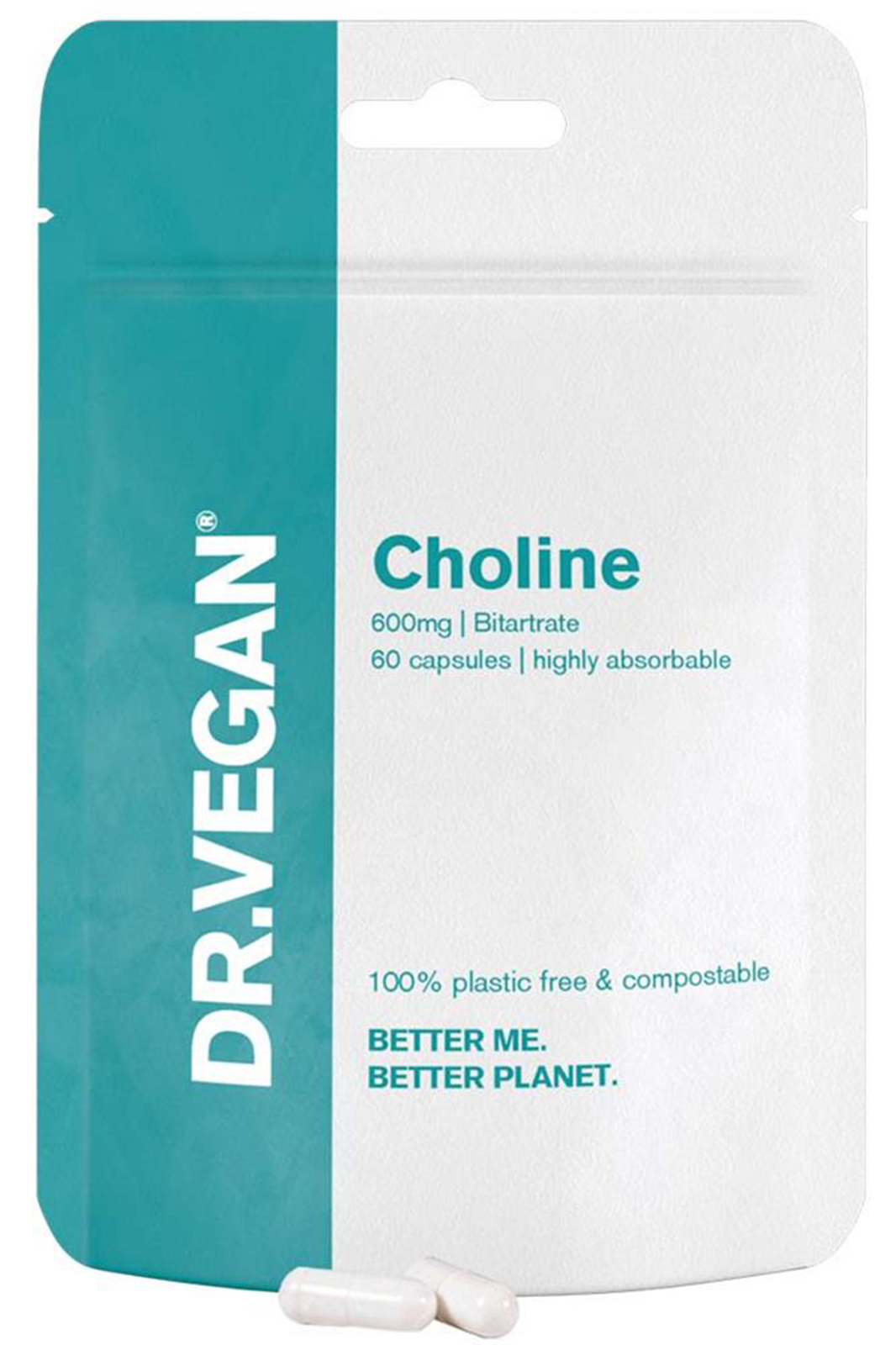 Choline 60 Capules (Dr Vegan) | Healthy Supplies