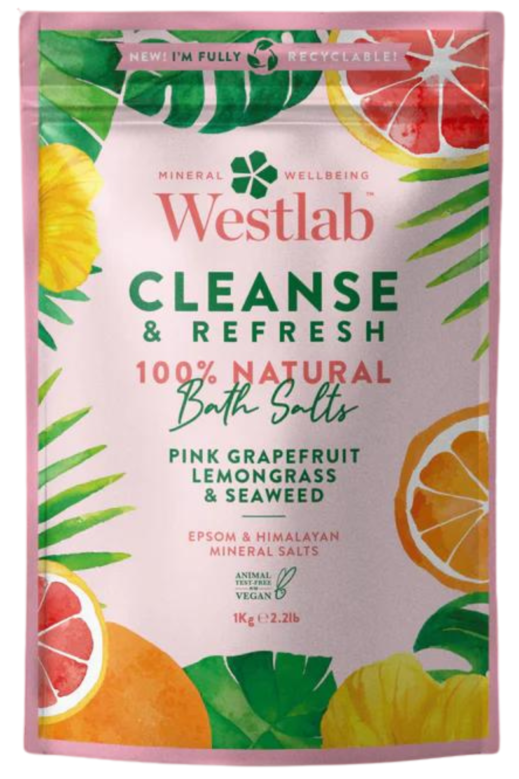 Cleanse Bath Salts 1kg (Westlab) | Healthy Supplies