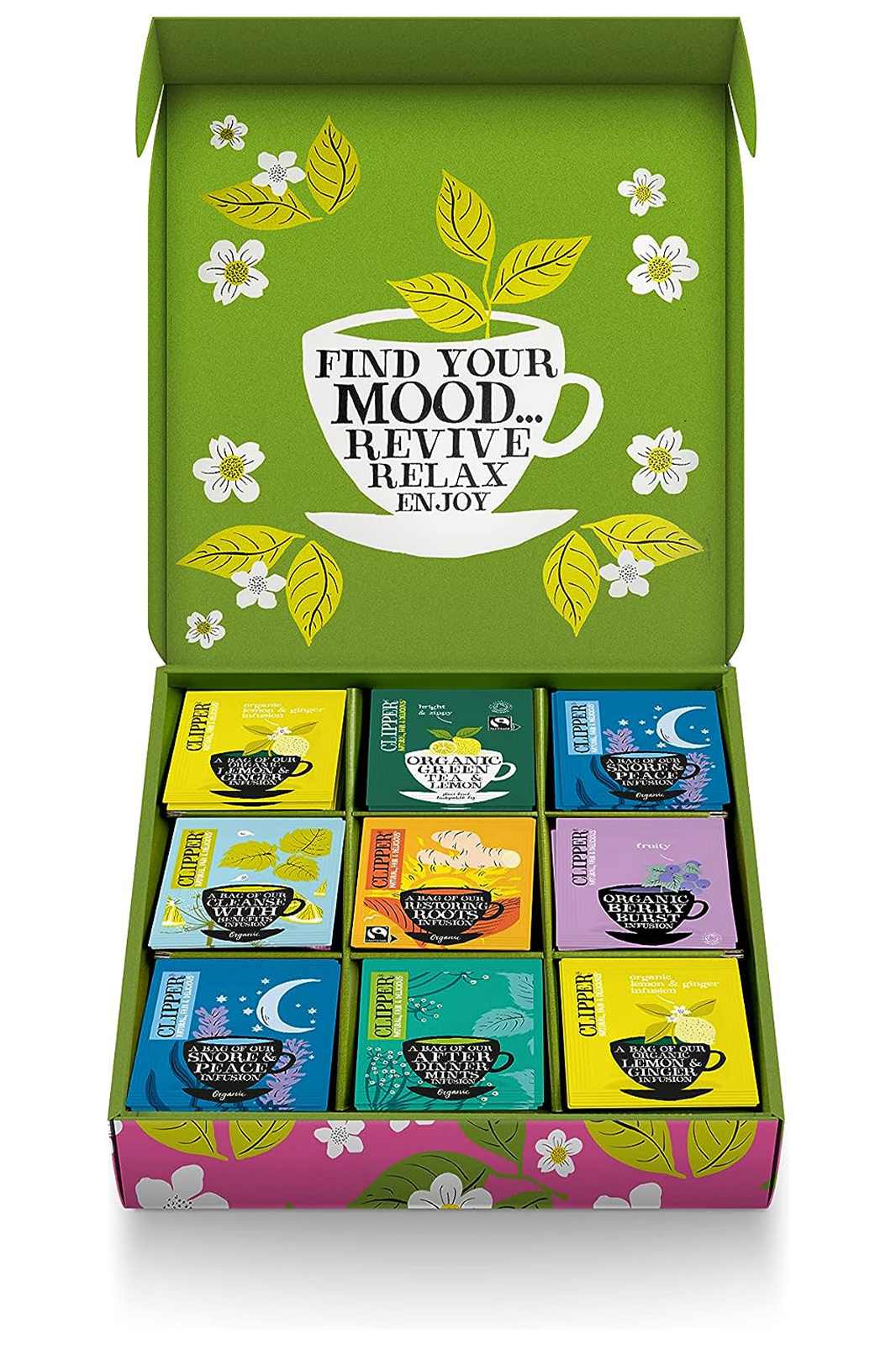 Organic Fairtrade Selection Box 45 Servings (Clipper) | Healthy Supplies