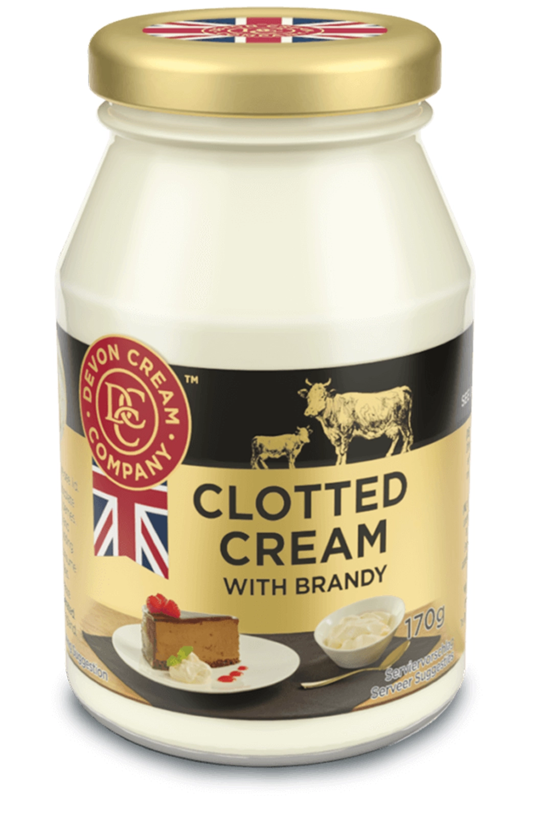 Clotted Cream with Brandy 170g (Devon Cream Company) | Healthy Supplies