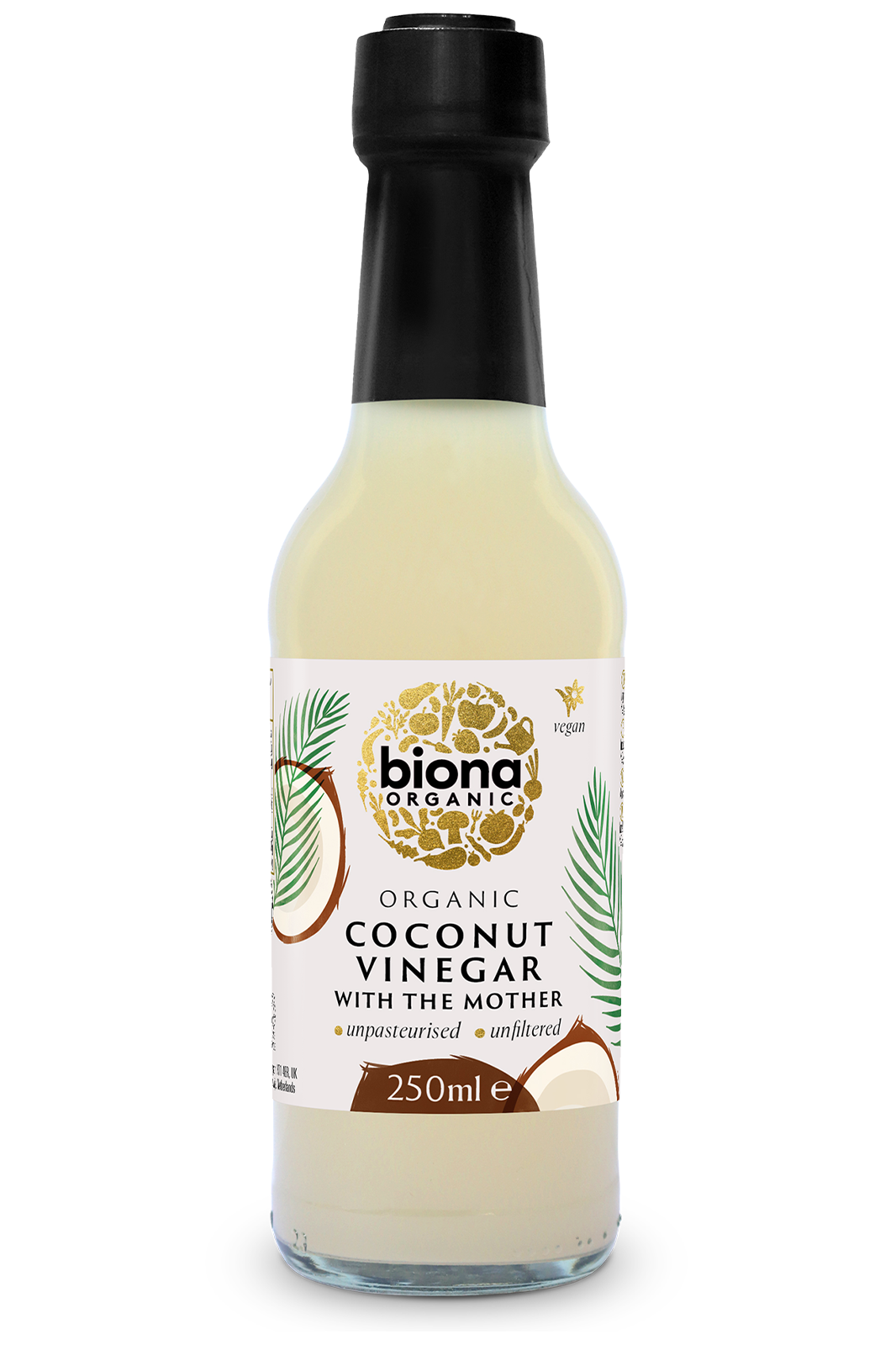 Organic Coconut Vinegar with the Mother Organic 250ml (Biona) | Healthy ...