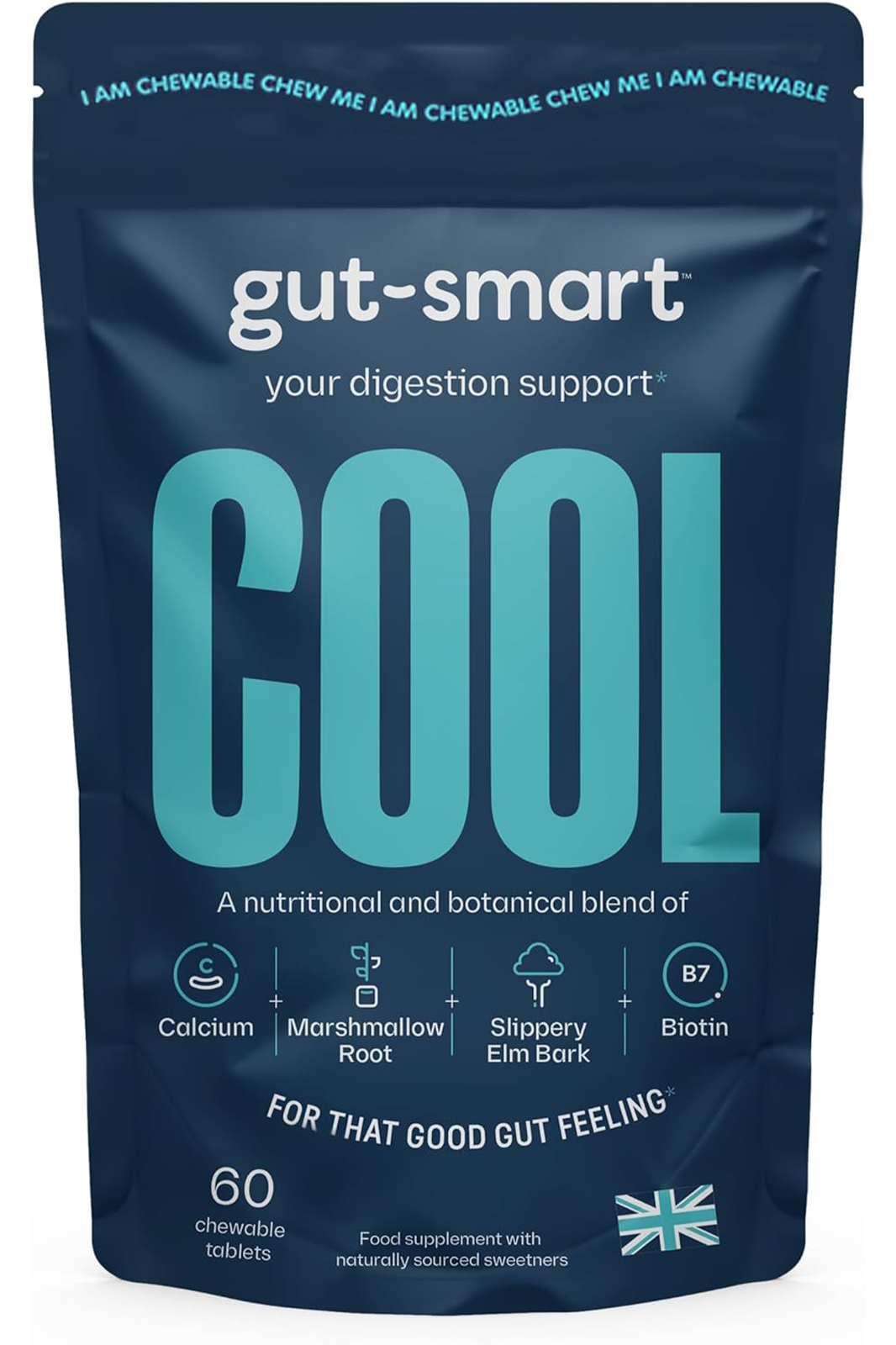 Cool 60 Chewable Tablets (Gut-Smart) | Healthy Supplies