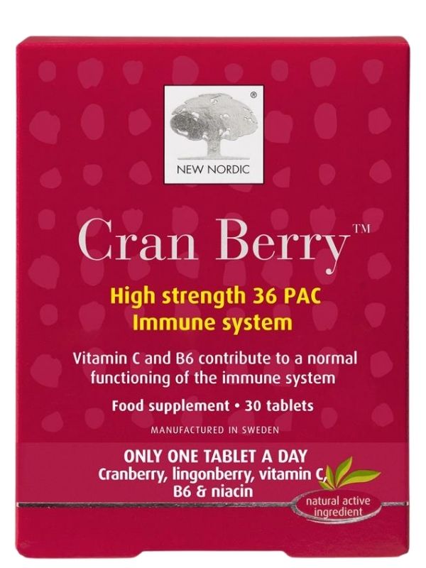 Cran Berry 30 tablets (New Nordic) | Healthy Supplies