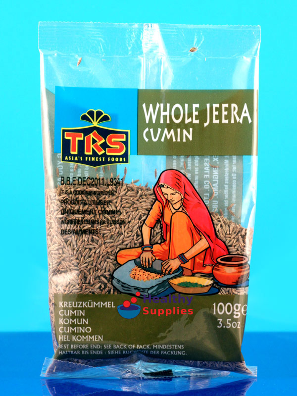 TRS Whole Cumin Seeds (Whole Jeera) 100g | Healthy Supplies