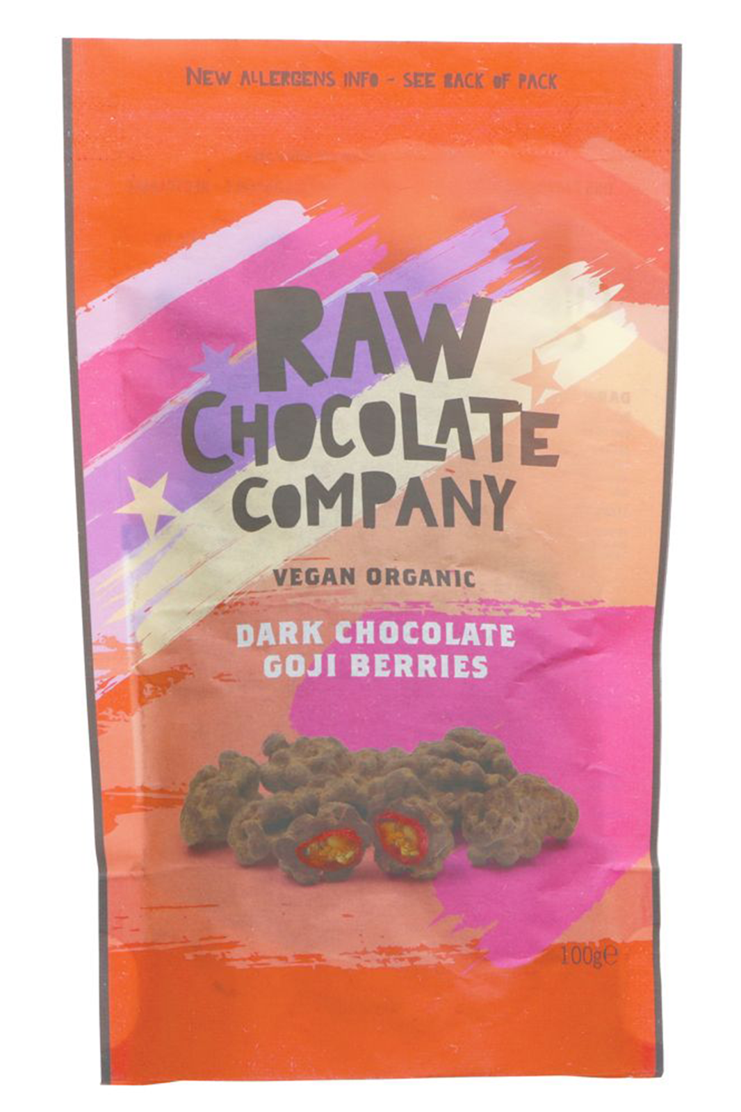 Organic Dark Chocolate Goji Berries 100g (Raw Chocolate Co.) | Healthy ...