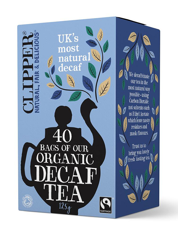 Organic Decaffeinated Black Tea 40 Bags (Clipper) | Healthy Supplies