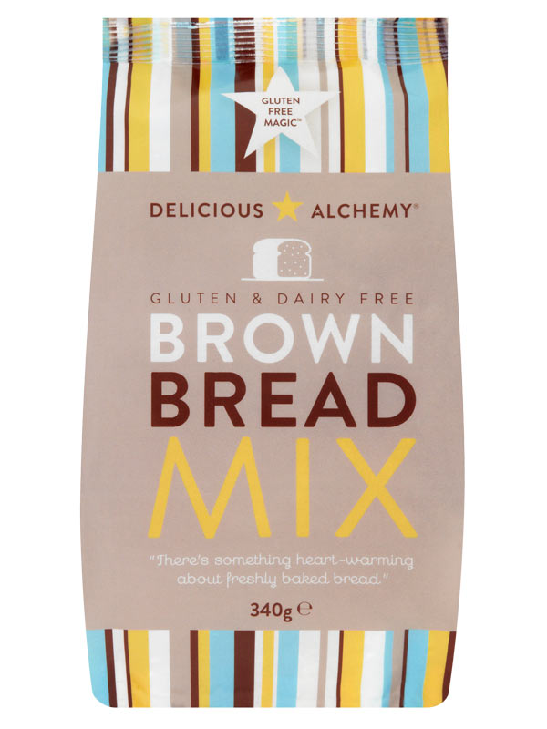 Brown Bread Mix, Gluten Free 340g (Delicious Alchemy) | Healthy Supplies