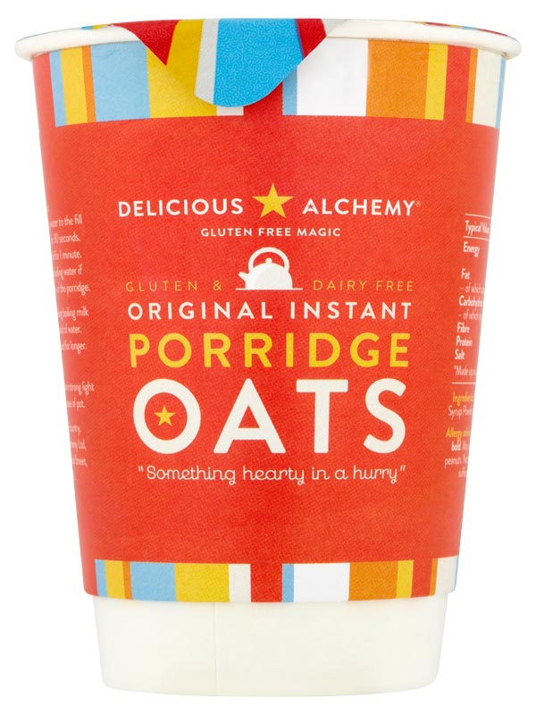 Instant Porridge Pot, Gluten Free 55g (Delicious Alchemy) | Healthy ...