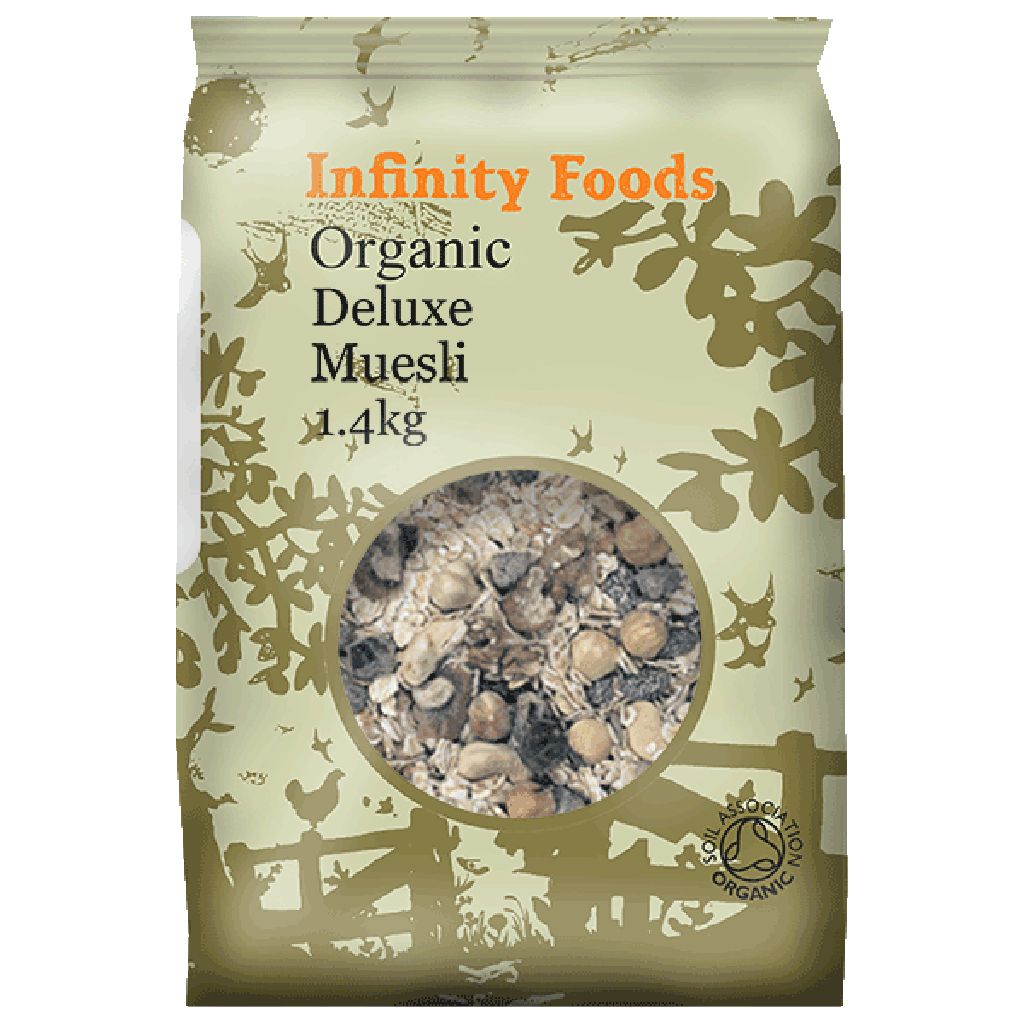 Deluxe Muesli 1.4kg, Organic (Infinity Foods) | Healthy Supplies