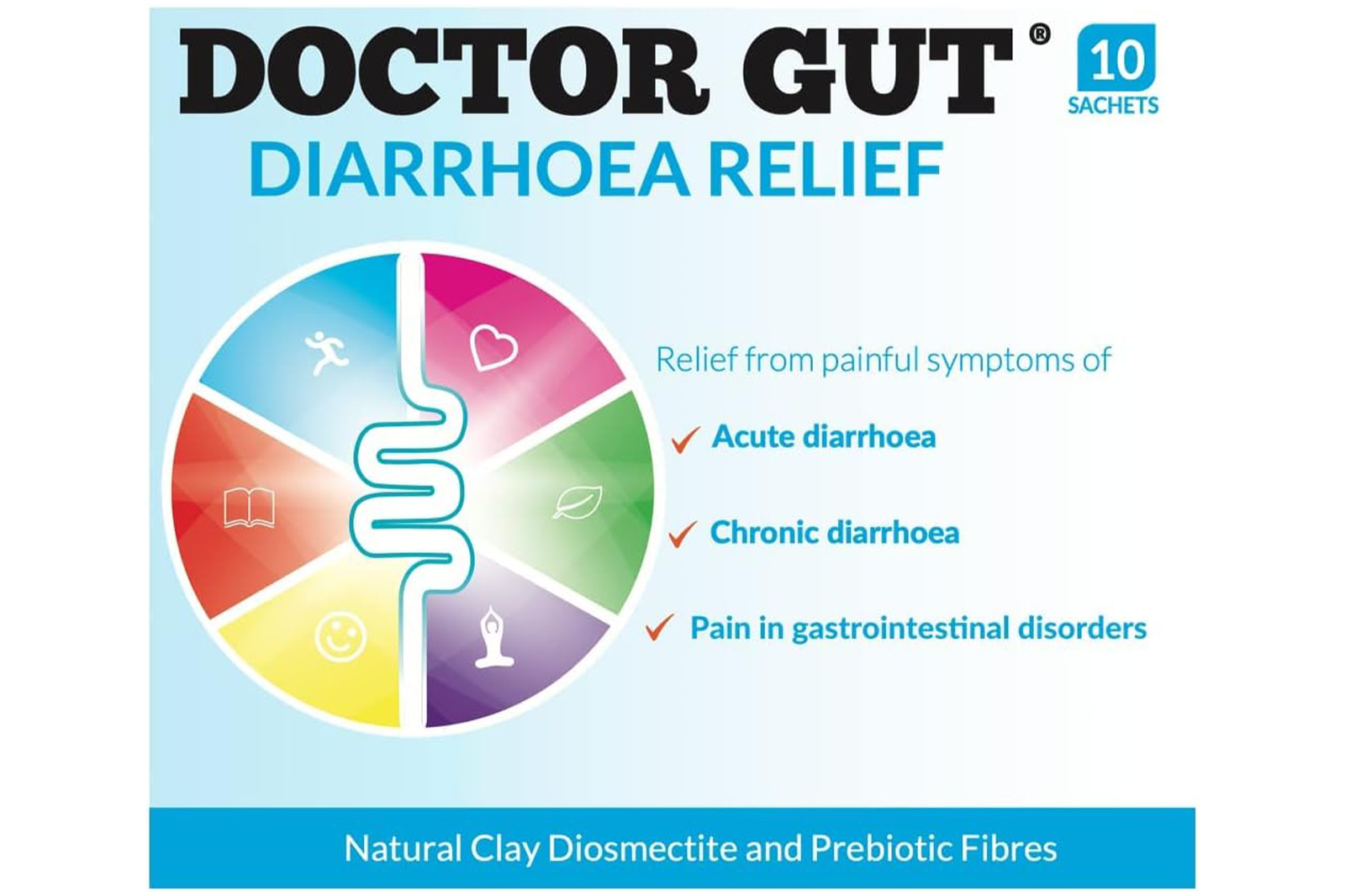 Diarrhoea Relief 10 Sachets (Doctor Gut) | Healthy Supplies