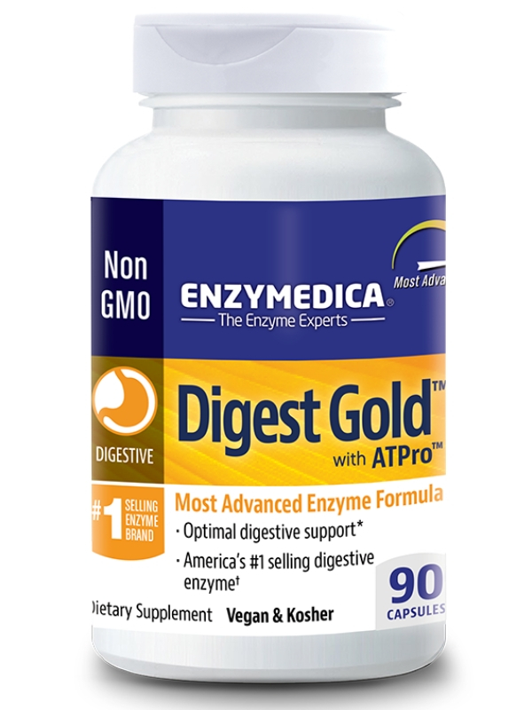 Digest Gold Supplements, 90 Capsules (Enzymedica) | Healthy Supplies