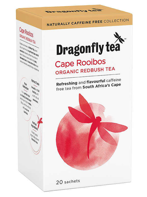Cape Rooibos Tea, Organic 20 sachets (Dragonfly Tea) | Healthy Supplies