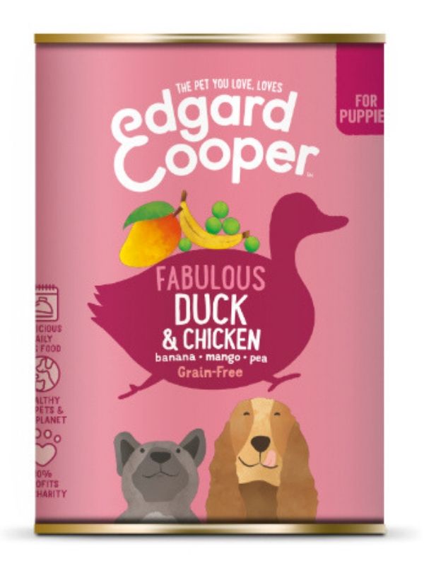 Duck and Chicken With Mango and Pea 400g (Edgard & Cooper) | Healthy ...