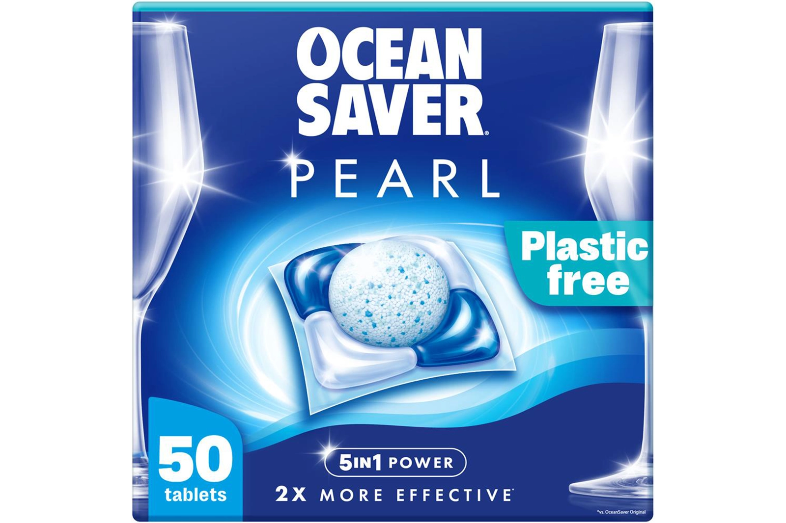 Eco Dishwasher Pearl Tablets x 50 (OceanSaver) | Healthy Supplies
