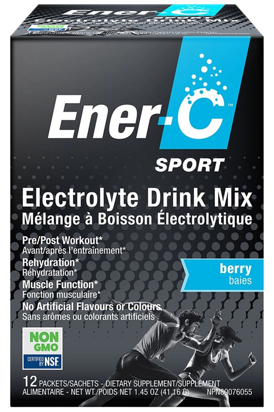 Electrolyte Drink Mix Berry Flavour 12 Sachets (Ener-C) | Healthy Supplies