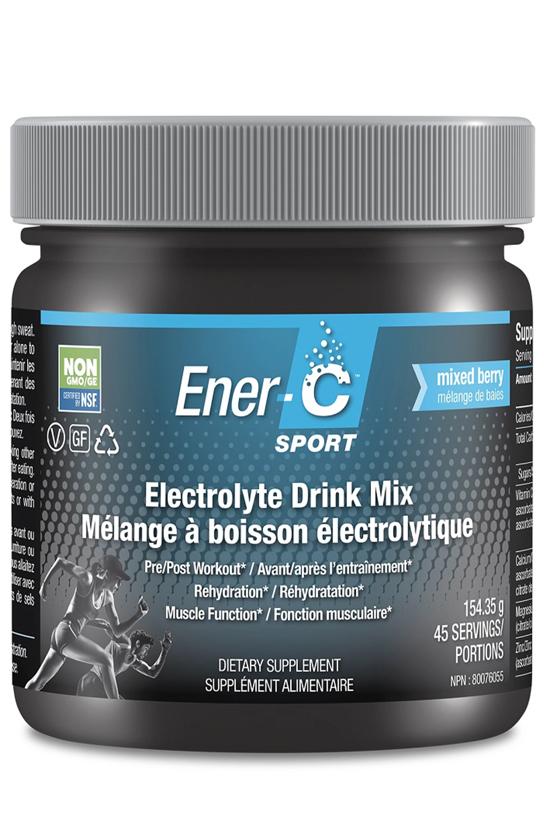 Electrolyte Drink Mix Berry Flavour 45 Servings (Ener-C) | Healthy Supplies