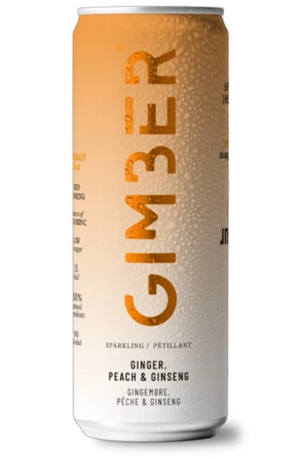 Organic Energy Ginger Sparkling Ready-To-Drink Can 250ml (Gimber ...