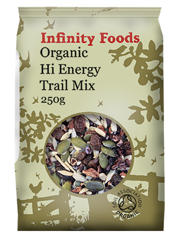 Hi Energy Trail Mix 250g (Infinity Foods) | Healthy Supplies