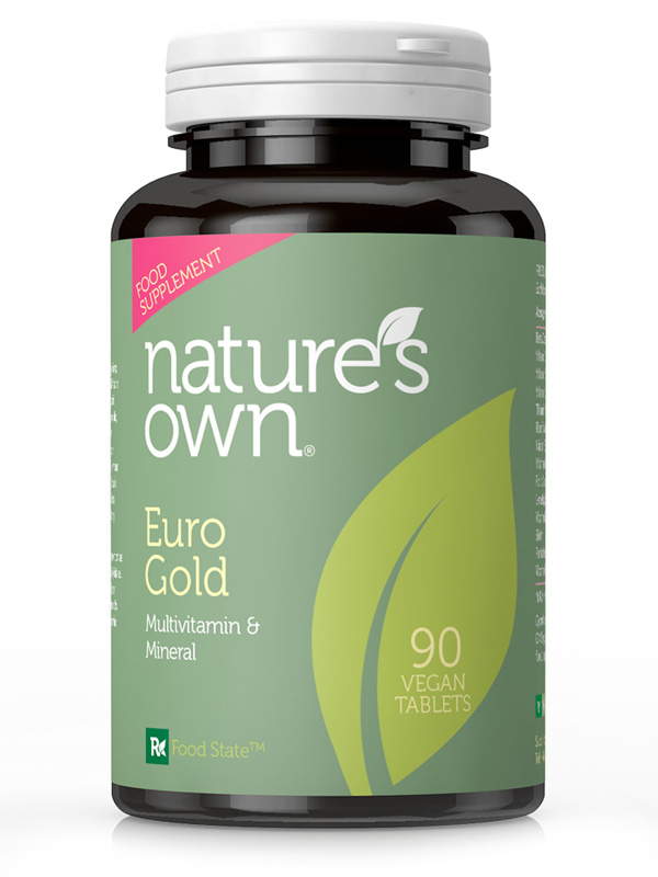 Euro Gold Multivitamins & Minerals, 90 Tablets (Nature's Own) | Healthy ...