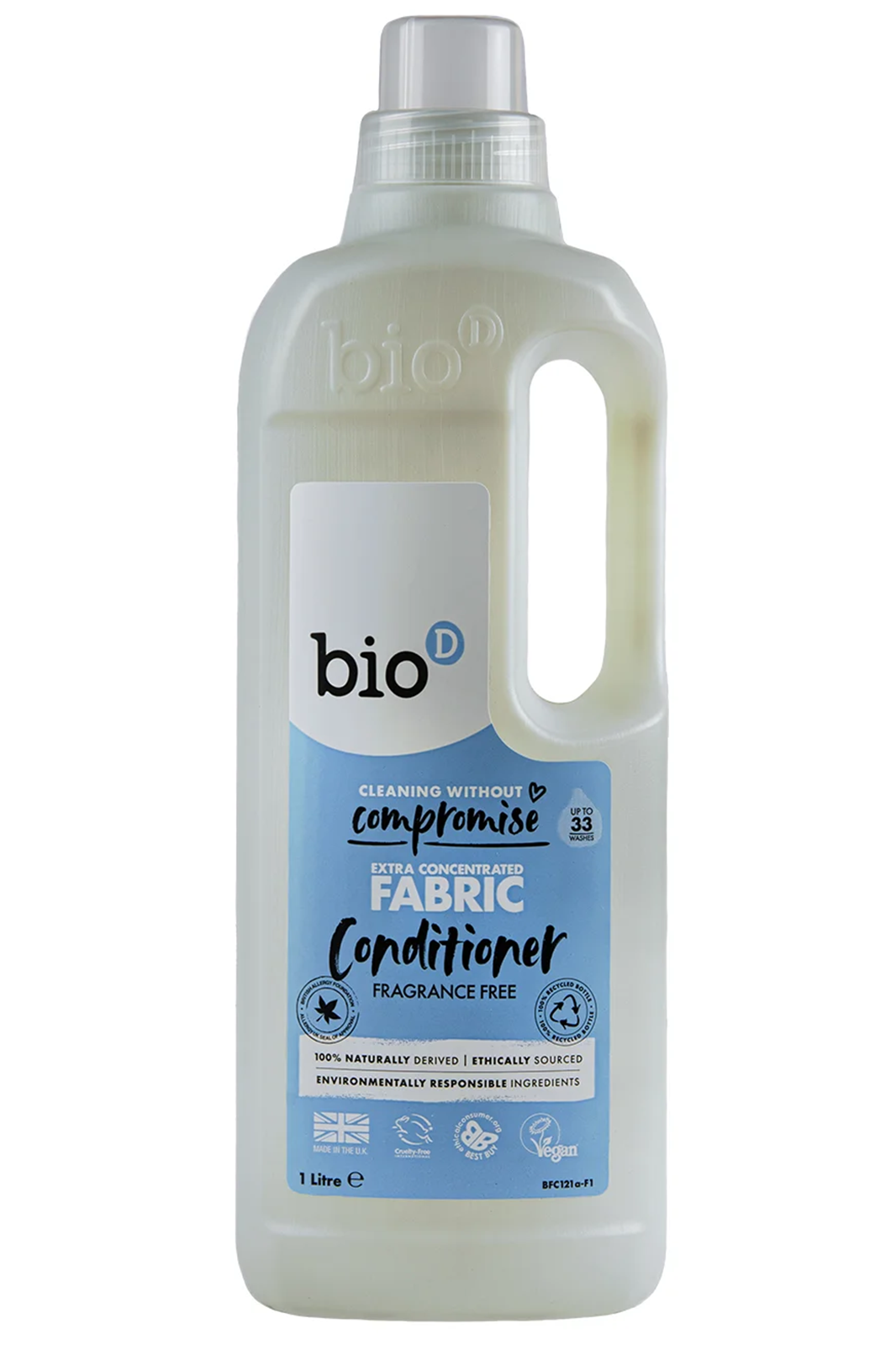 Fragrance Free Fabric Conditioner 1L (Bio-D) | Healthy Supplies